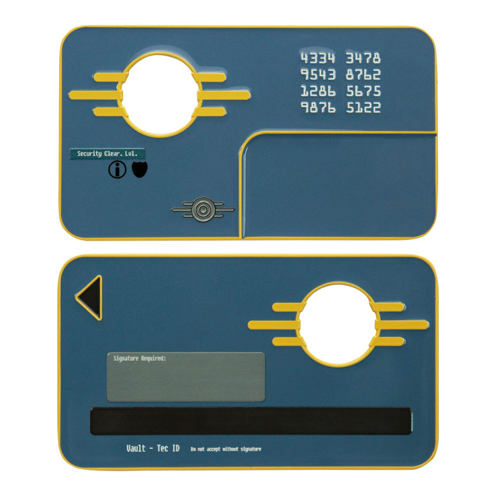 Fallout Limited Edition Vault Security Keycard Metal Prop Replica ...