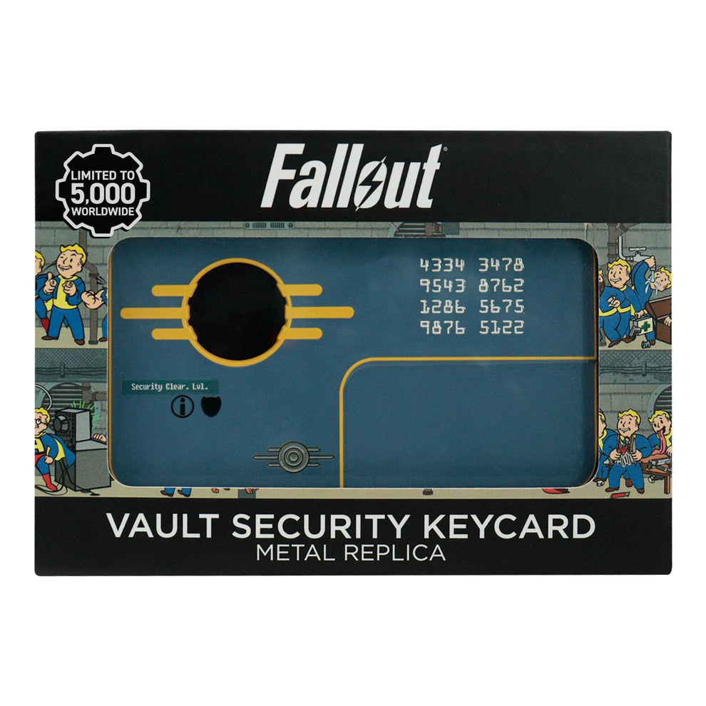 Fallout Limited Edition Vault Security Keycard Metal Prop Replica ...