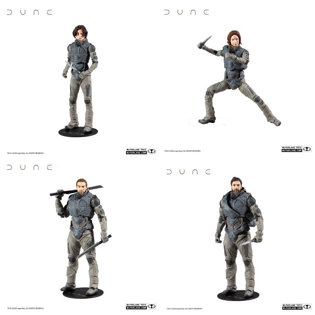 McFarlane Toys Dune: Part 1 Action Figures - Set of 4 (Rabban Build-a ...