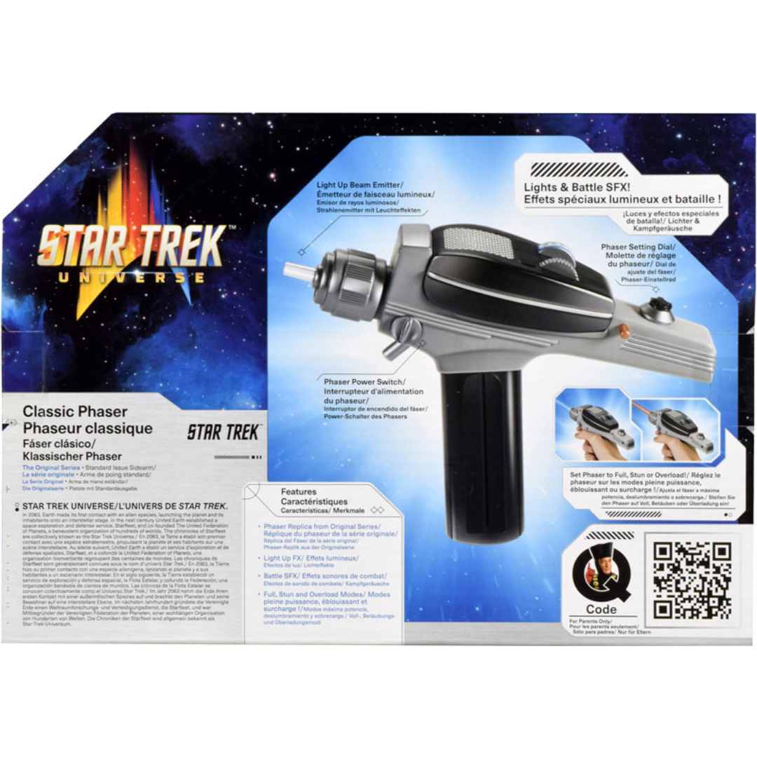 Playmates Star Trek The Original Series Phaser 1:1 Scale Prop Replica ...
