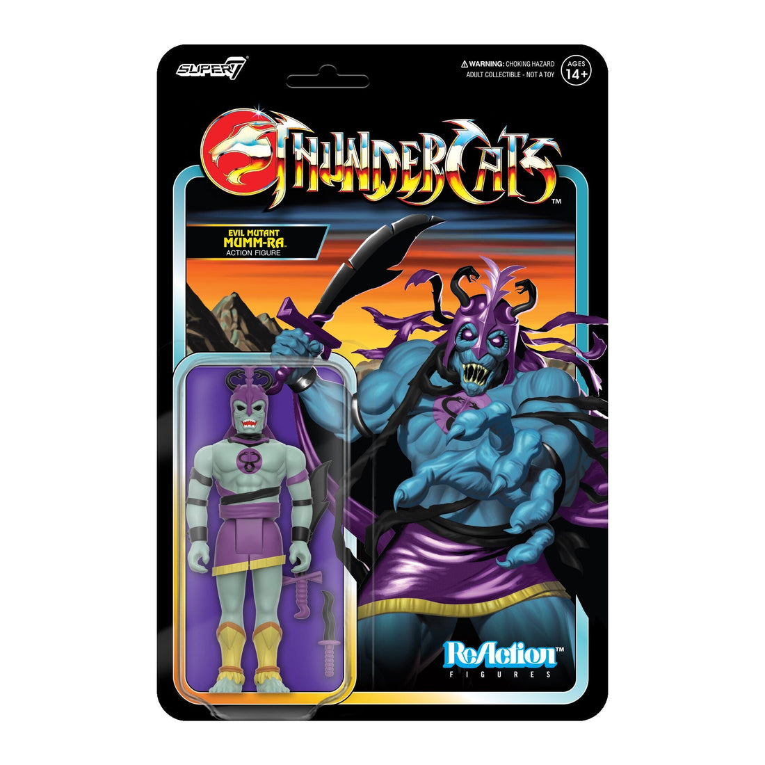 Super7 Thundercats Reaction Wave 6 - Mumm-Ra (Evil Mutant) Action Figu ...