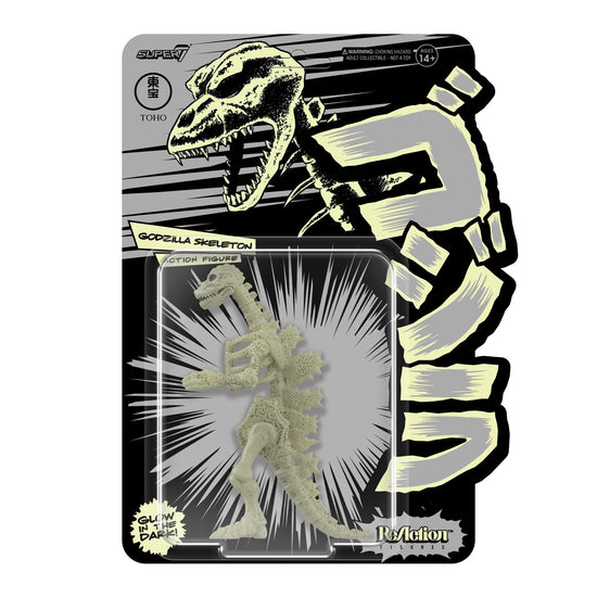 Super7 Toho ReAction Figure - Godzilla Skeleton (Glow) – Starbox ...