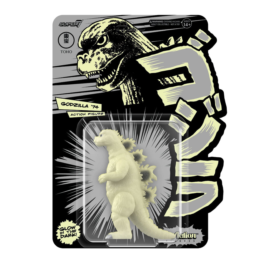 Super7 Toho ReAction Wave 5 - Godzilla '74 (Glow) Godzilla Day Action ...